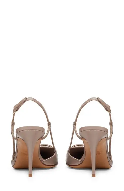 Valentino Garavani Vlogo Slingback Pumps - Poudre