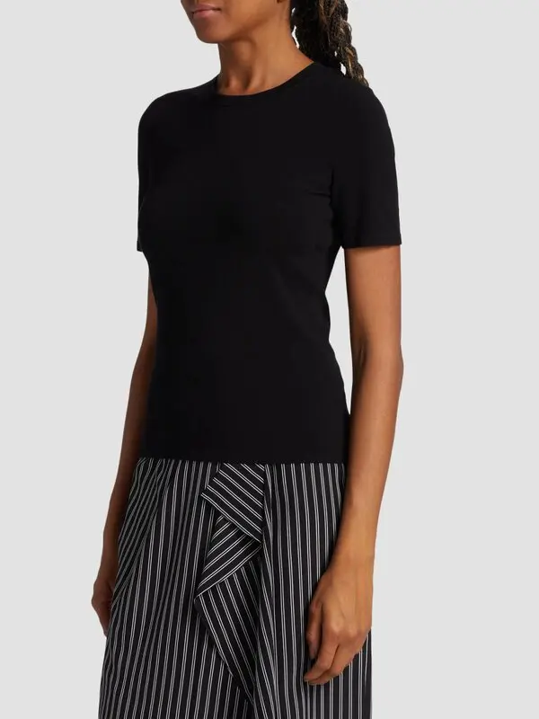 Michael Kors Short-sleeve Crewneck T-shirt - Black
