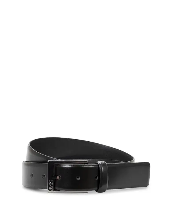BOSS Garney Leather Belt - Black