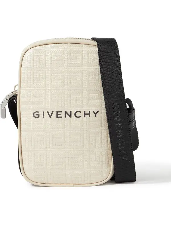 Givenchy Printed Logo-jacquard Canvas Messenger Bag