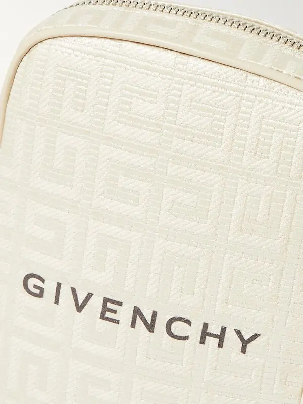 Givenchy Printed Logo-jacquard Canvas Messenger Bag