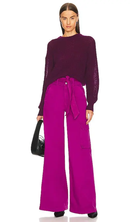 Veronica Beard Belisa Pant In Purple