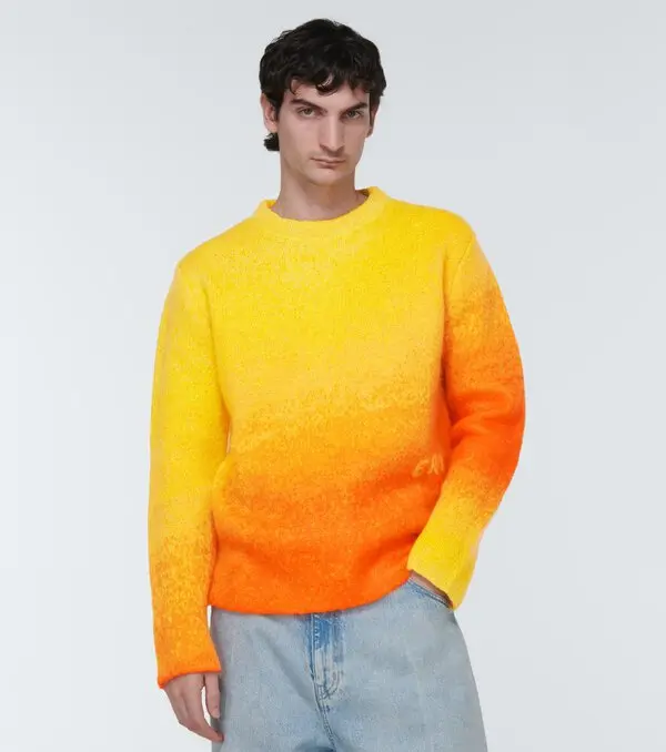 ERL Gradient Mohair-blend Sweater
