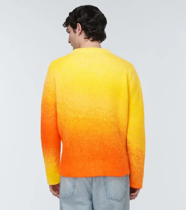 ERL Gradient Mohair-blend Sweater