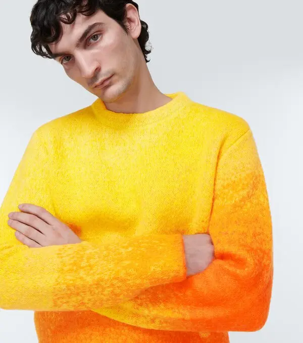 ERL Gradient Mohair-blend Sweater