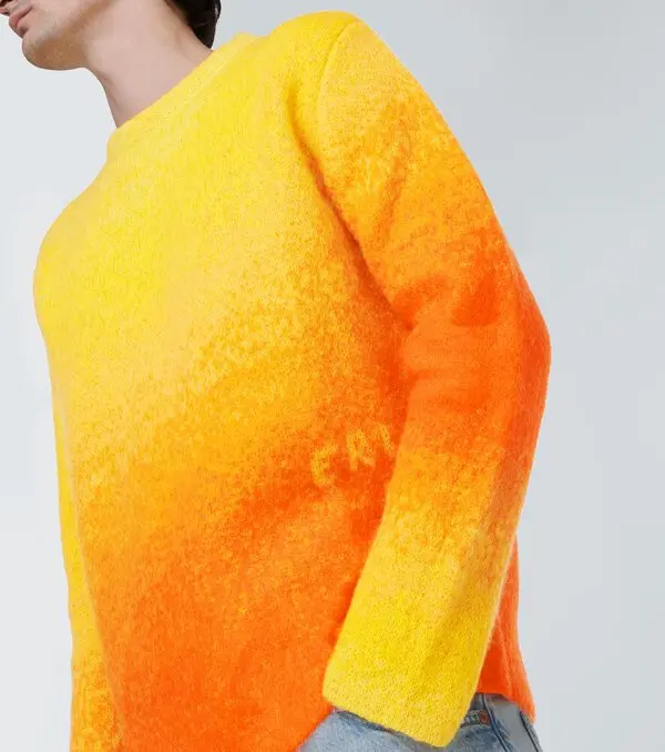 ERL Gradient Mohair-blend Sweater