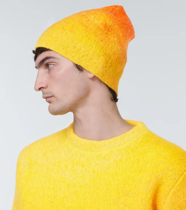 ERL Gradient Mohair-blend Beanie