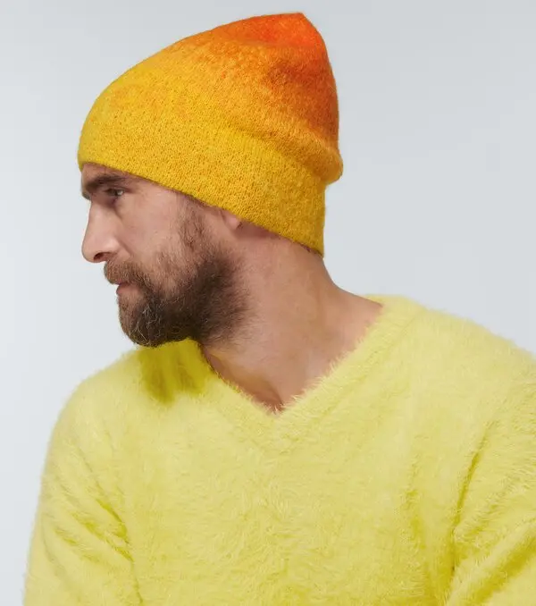 ERL Gradient Mohair-blend Beanie