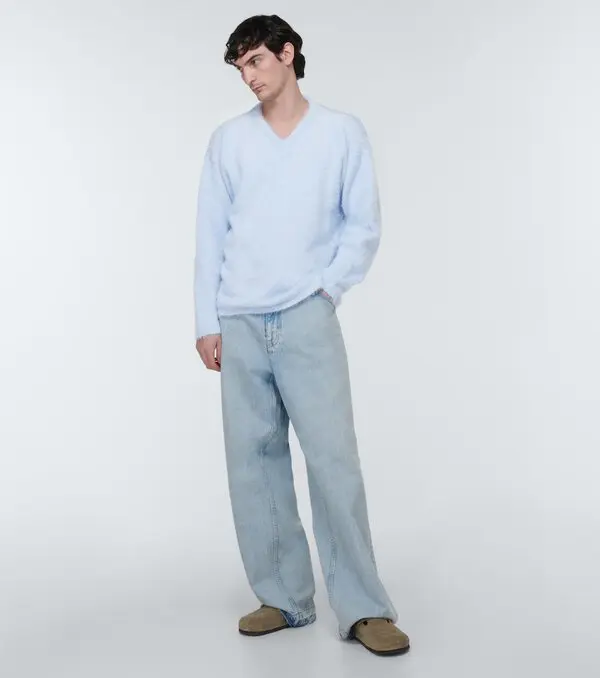 ERL Brushed Sweater - Blue
