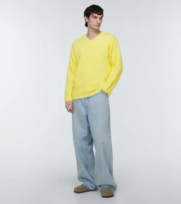ERL Brushed Sweater - Yellow