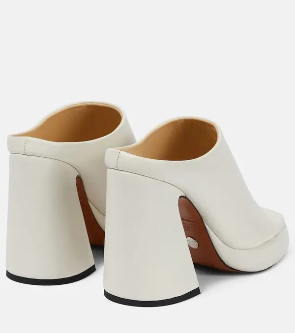Proenza Schouler Forma Platform Sandals White 50% Off