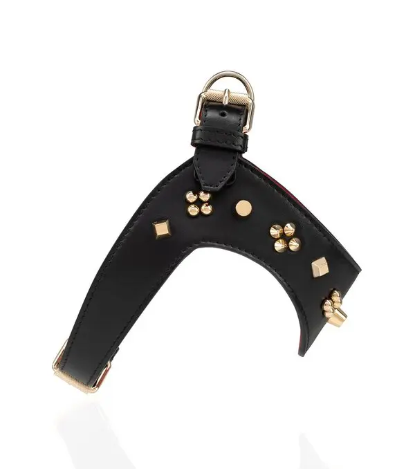 CHRISTIAN LOUBOUTIN Loubiharness S Embellished Leather Dog Harness