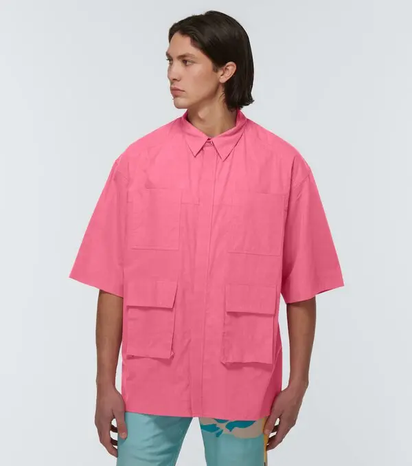 DUE DILIGENCE Oversized Cotton Shirt