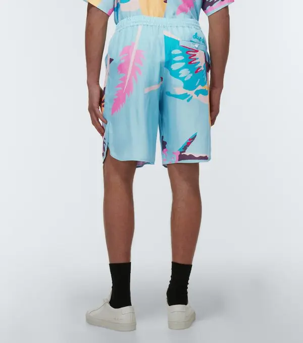 DUE DILIGENCE Printed Shorts