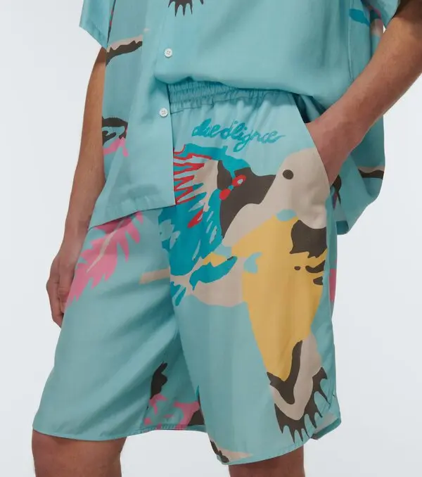 DUE DILIGENCE Printed Shorts
