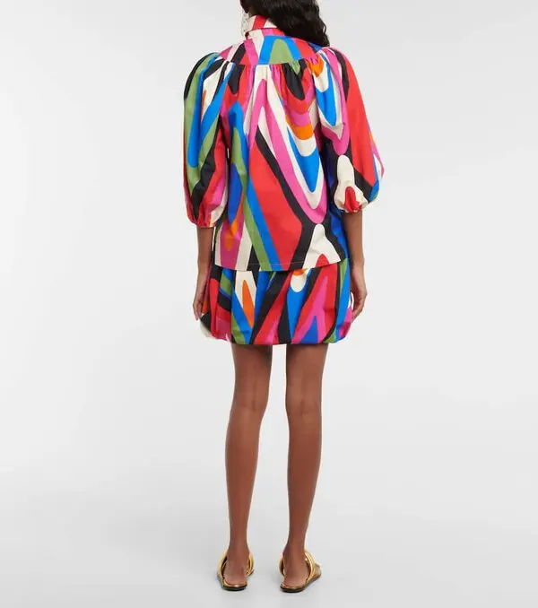 Emilio Pucci Printed Cotton Blouse