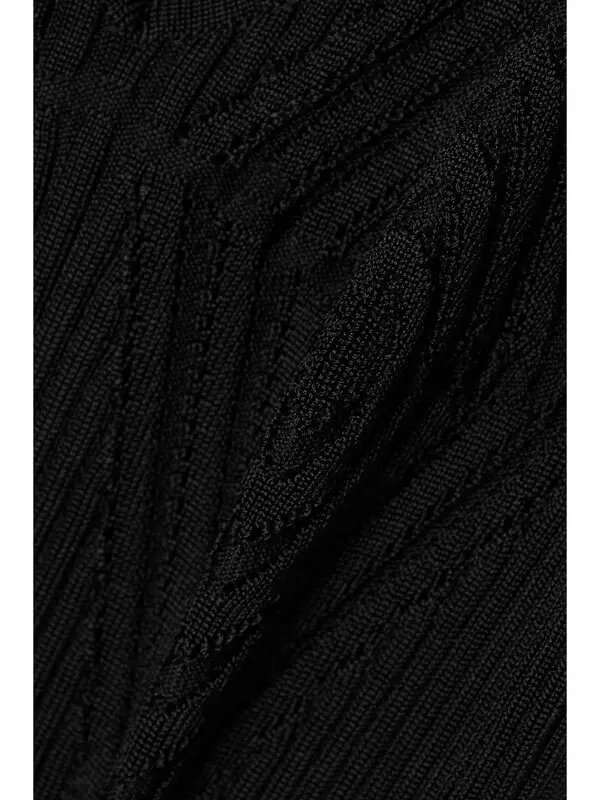 Givenchy Embellished Ribbed-knit Mini Dress