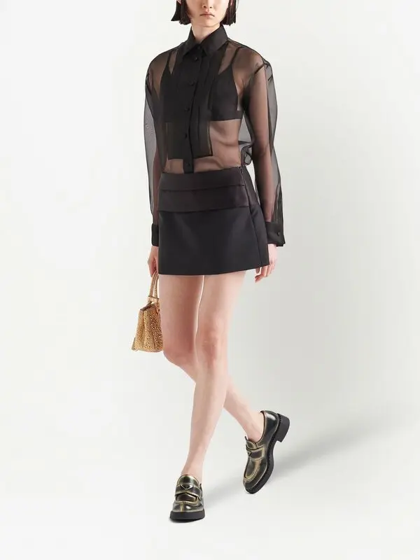 Prada Sheer Organza Shirt