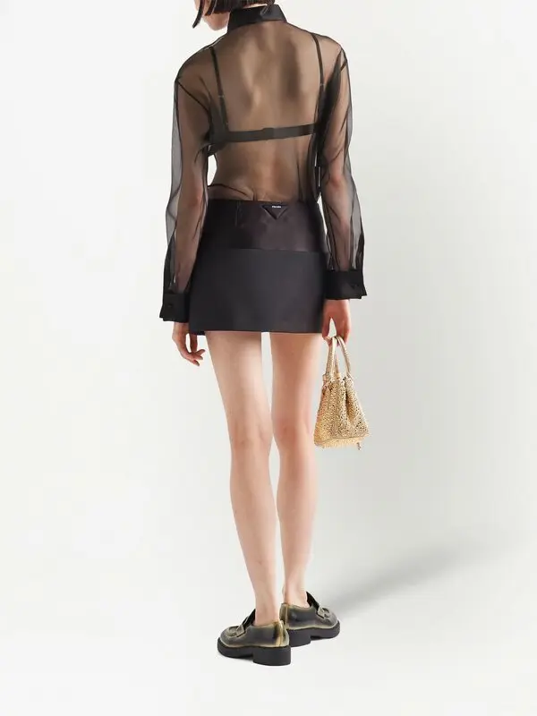 Prada Sheer Organza Shirt