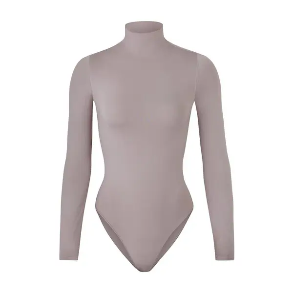 SKIMS Essential Mock Neck Long Sleeve Bodysuit