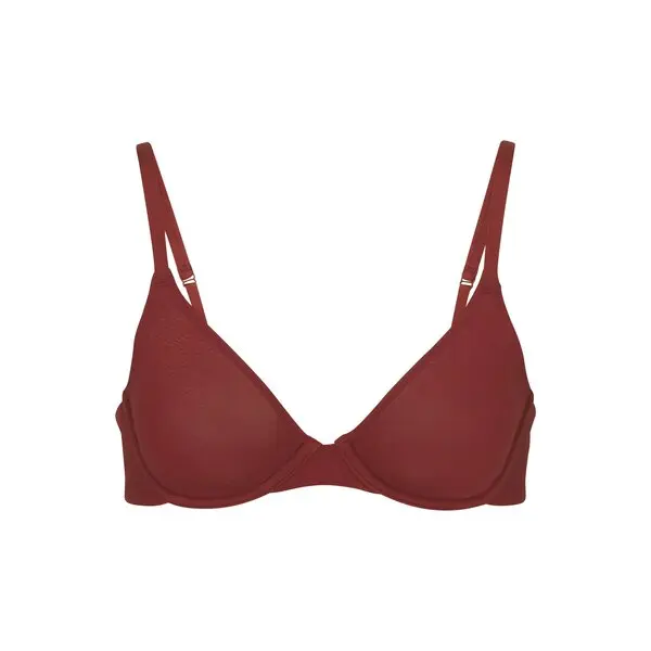 SKIMS Cotton Jersey T Shirt Bra - Sangria