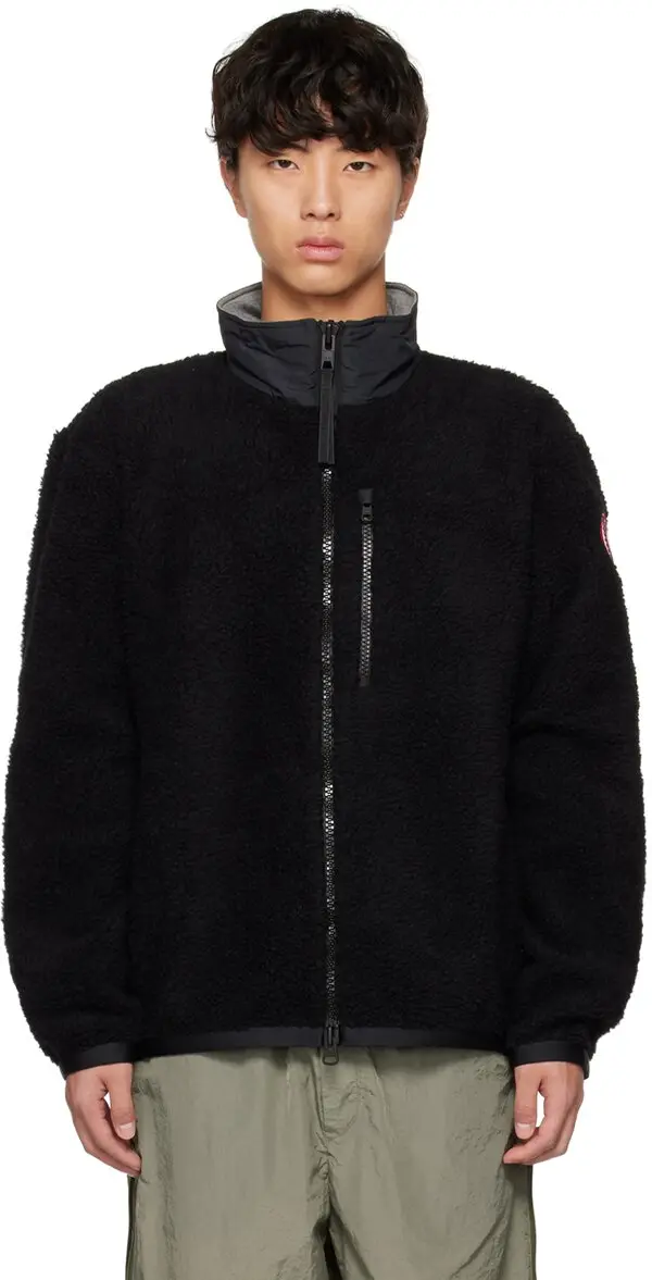 Canada Goose Kelowna Fleece Sweatshirt In Black Editorialist