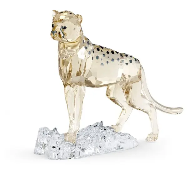 SWAROVSKI Elegance Of Africa Scs Cheetah Baby Jabari - Gold Tone