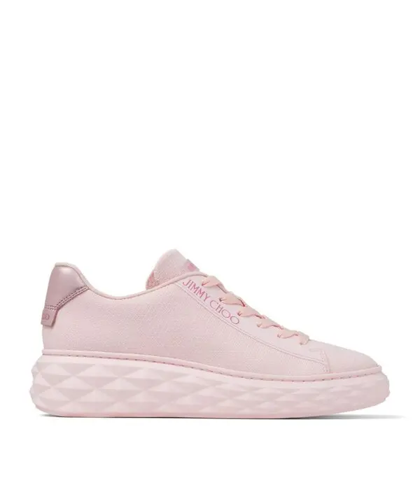 JIMMY CHOO Diamond Light Maxi Leather Sneakers
