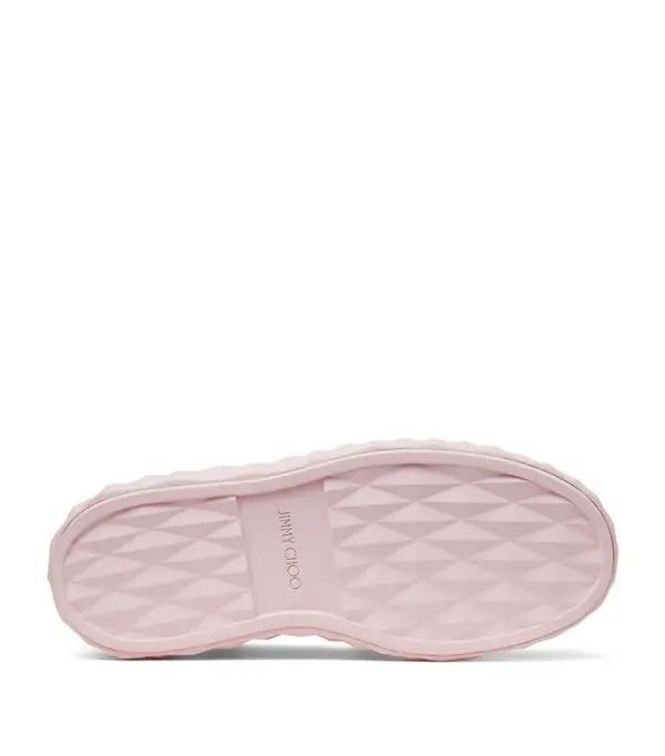 JIMMY CHOO Diamond Light Maxi Leather Sneakers