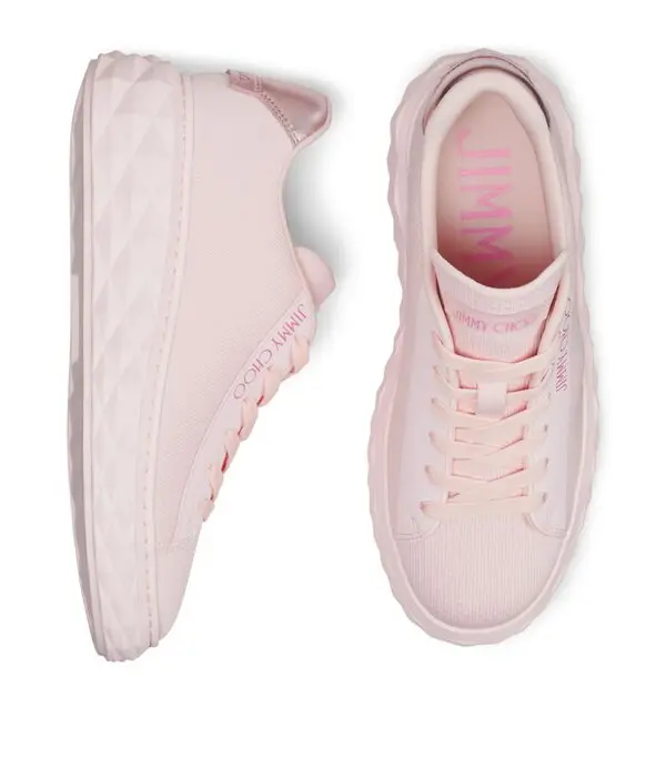 JIMMY CHOO Diamond Light Maxi Leather Sneakers
