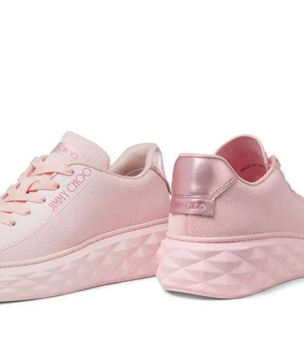 JIMMY CHOO Diamond Light Maxi Leather Sneakers