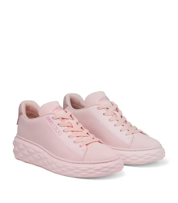JIMMY CHOO Diamond Light Maxi Leather Sneakers