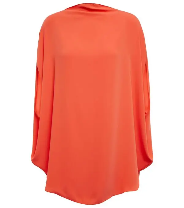 MAISON MARGIELA Draped Satin Top