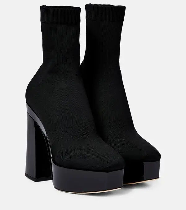 JIMMY CHOO Giome 140 Platform Sock Boots