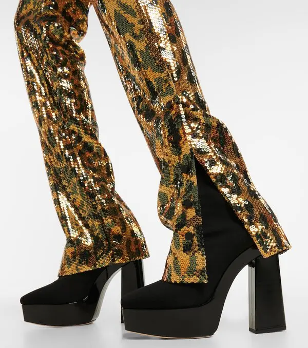 JIMMY CHOO Giome 140 Platform Sock Boots
