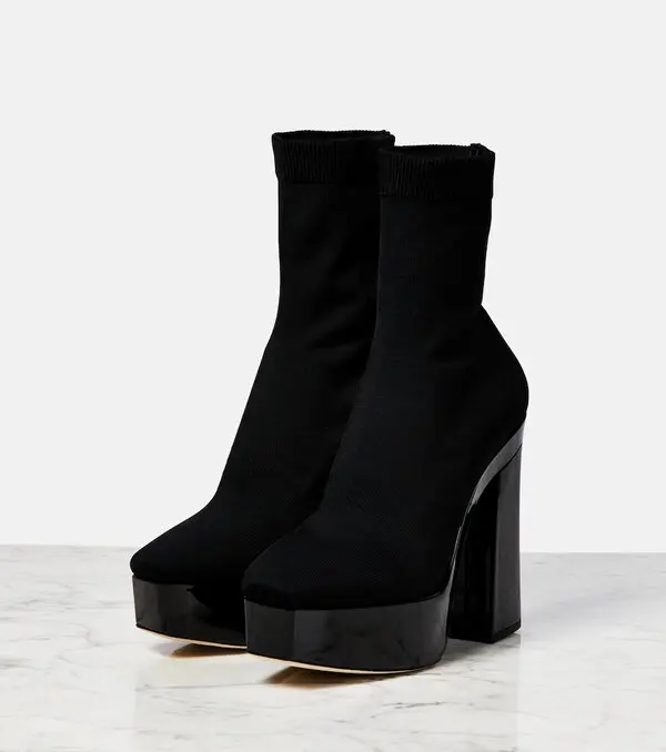 JIMMY CHOO Giome 140 Platform Sock Boots