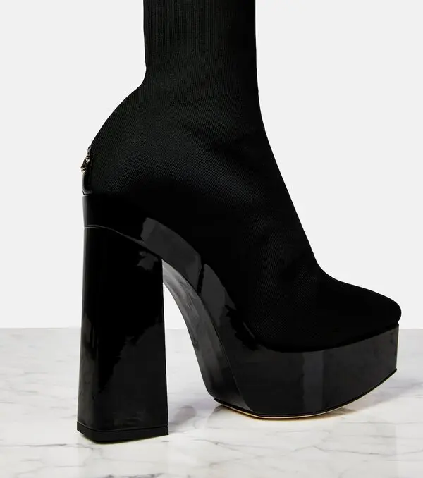 JIMMY CHOO Giome 140 Platform Sock Boots