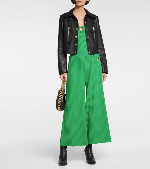 Stella McCartney Ribbed-knit Culottes