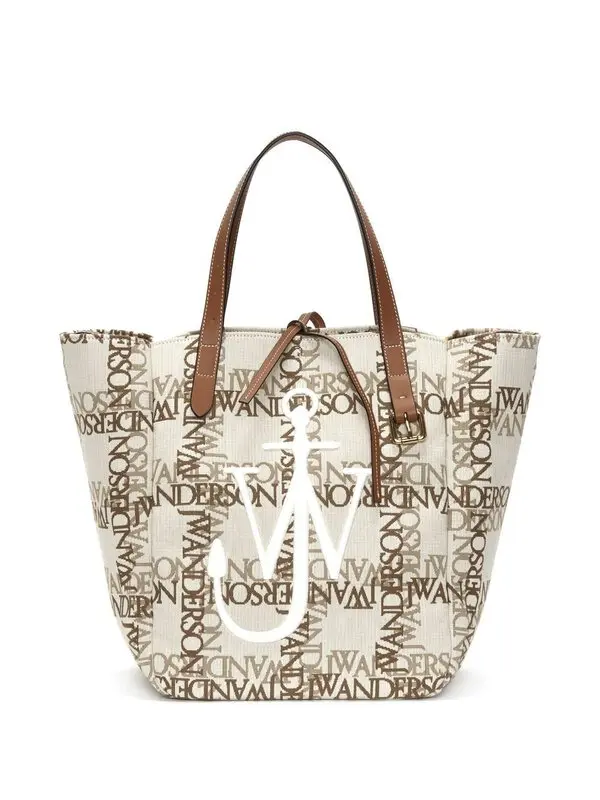 JW Anderson Logo-grid Tote Bag