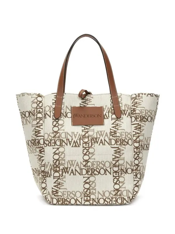 JW Anderson Logo-grid Tote Bag