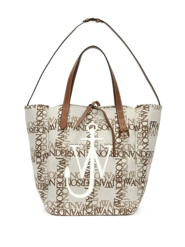 JW Anderson Logo-grid Tote Bag