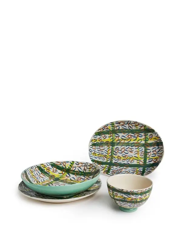 SERAX Japanese Kimonos Oval Plate