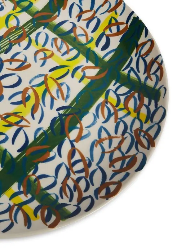 SERAX Japanese Kimonos Stoneware Plate