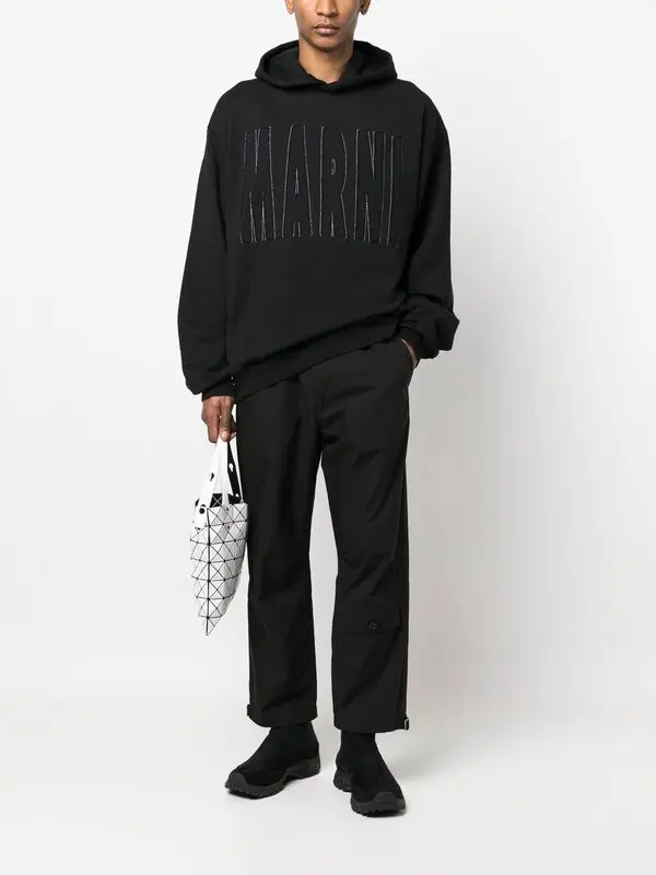 Marni Appliqué Logo Long-sleeve Hoodie