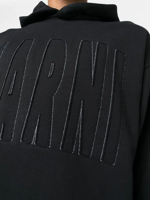 Marni Appliqué Logo Long-sleeve Hoodie