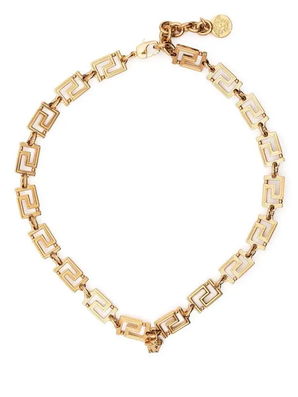 Versace Greca Chain Necklace - Gold