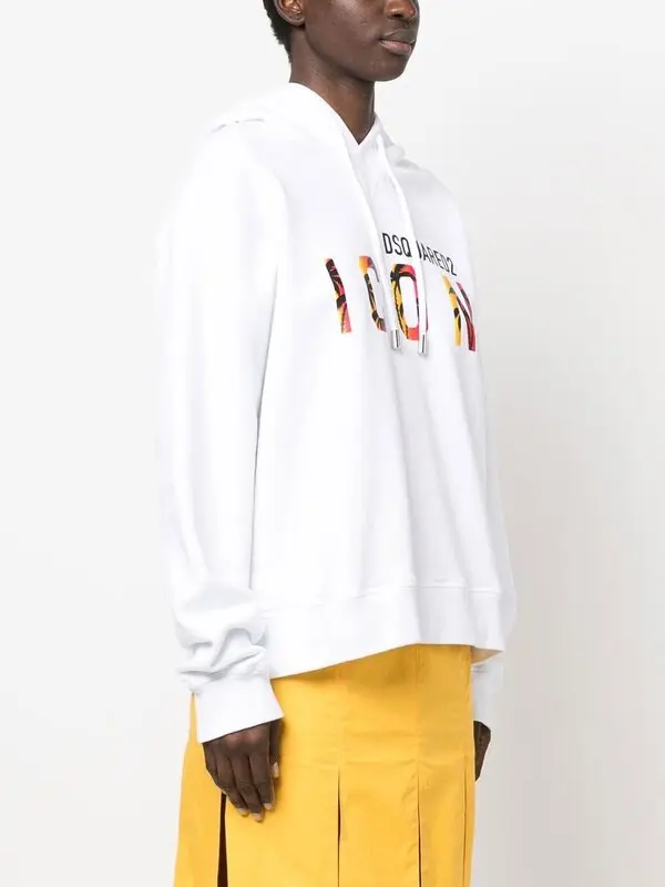 Dsquared2 Logo-print Hoodie - White