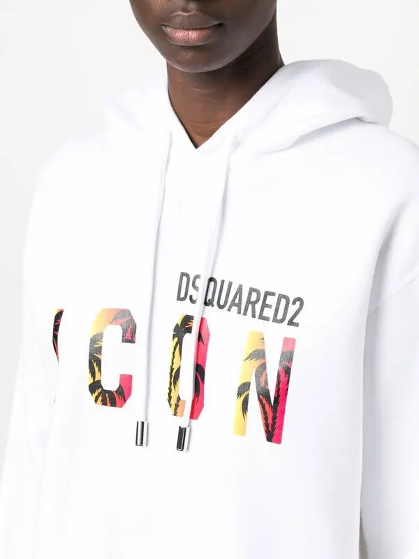 Dsquared2 Logo-print Hoodie - White