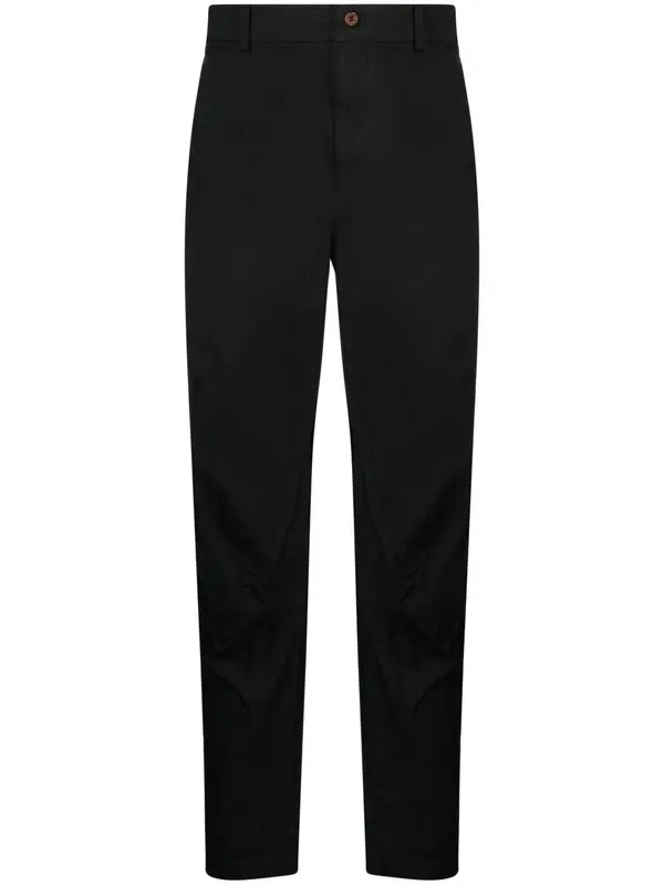 BLACK COMME DES GARÇONS Mid-rise Cropped Trousers