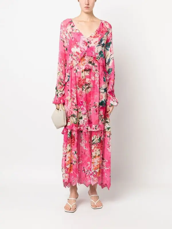 Hemant & Nandita Tula Floral-print Dress
